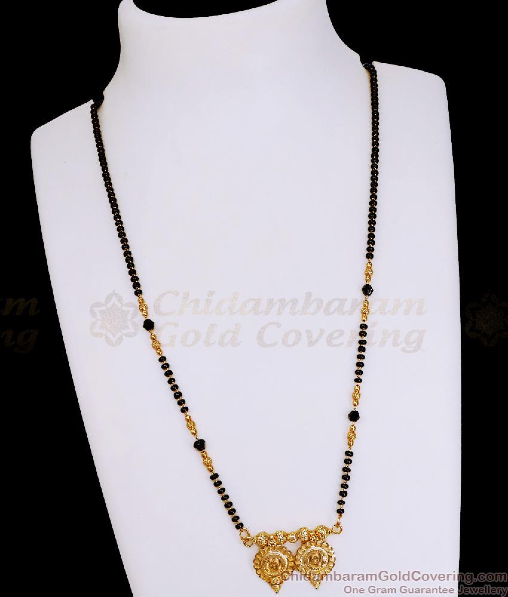 Latest One Gram Gold Karimani Sara Andhra Thali Chain Design For Women ...