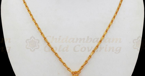 V For Victory Name Alphabet Pendant One Gram Gold Short Chain ...
