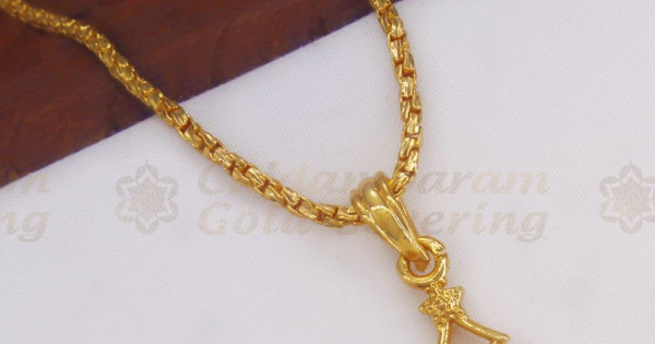 Gorgeous Gold Plated Pendant Chain Tree Design SMDR787