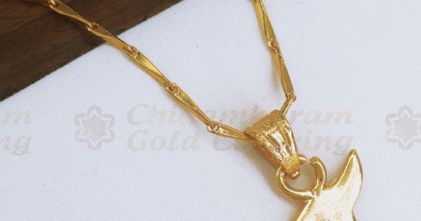 Real Gold Letter T Pendant Chain Shop Online SMDR885