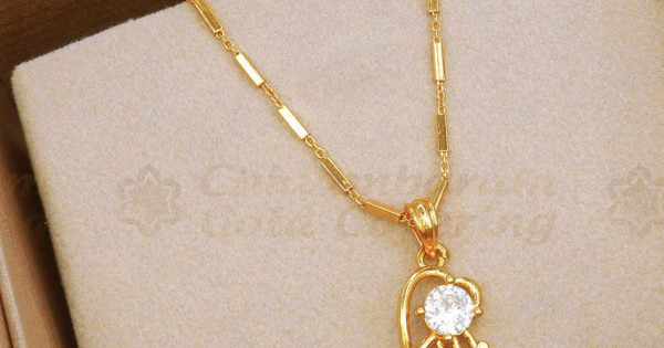 Grand Heart Pendant Chain For Daily Wear Shop Online SMDR960