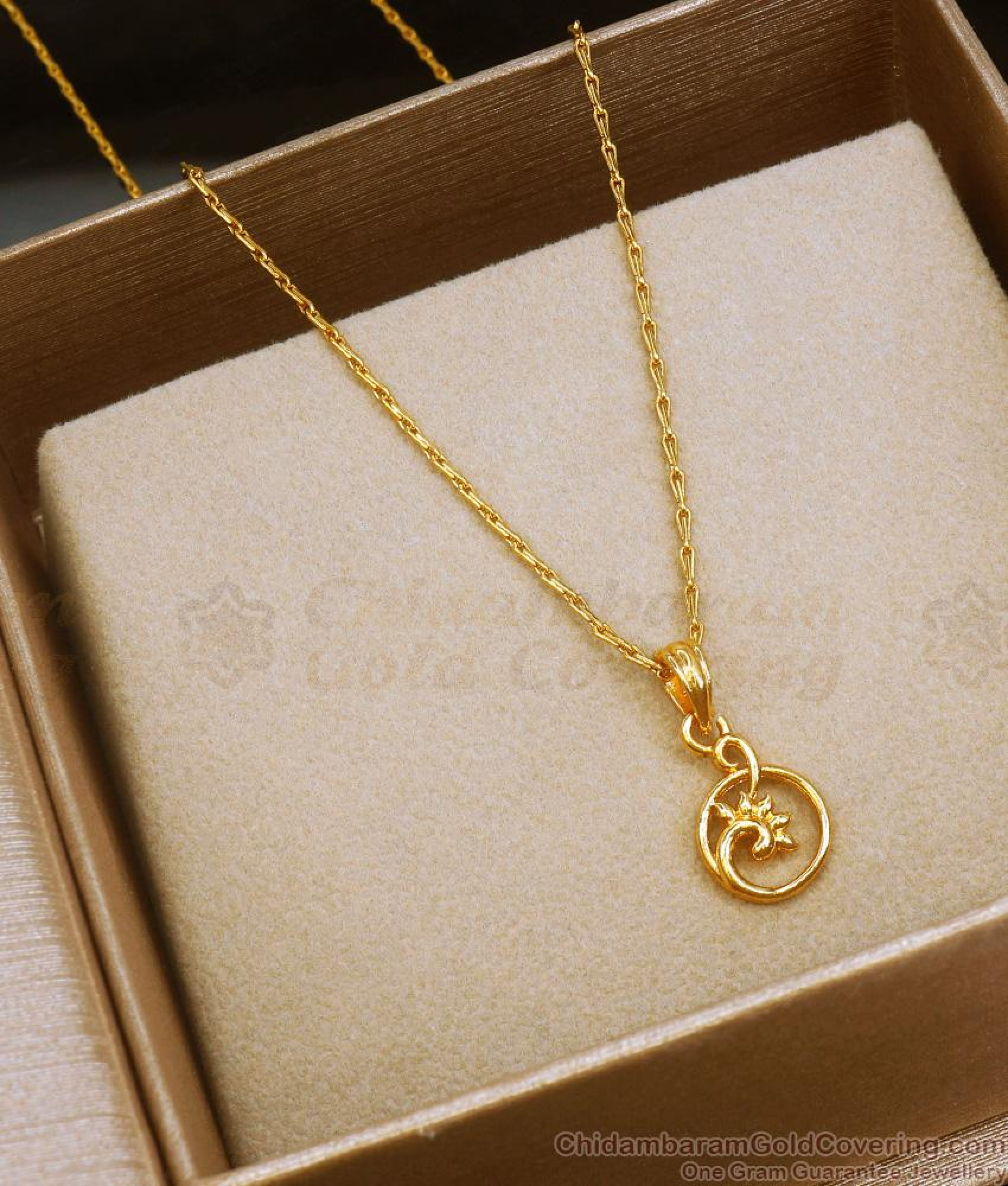Light Weight Pendant Chain Gold Plated Online Jewelry SMDR968