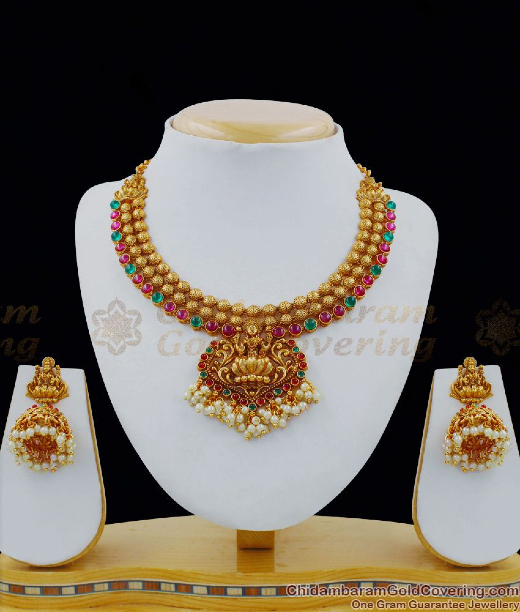 TNL1009 - Premium Antique Nagas Jewelry First Quality Temple Necklace ...