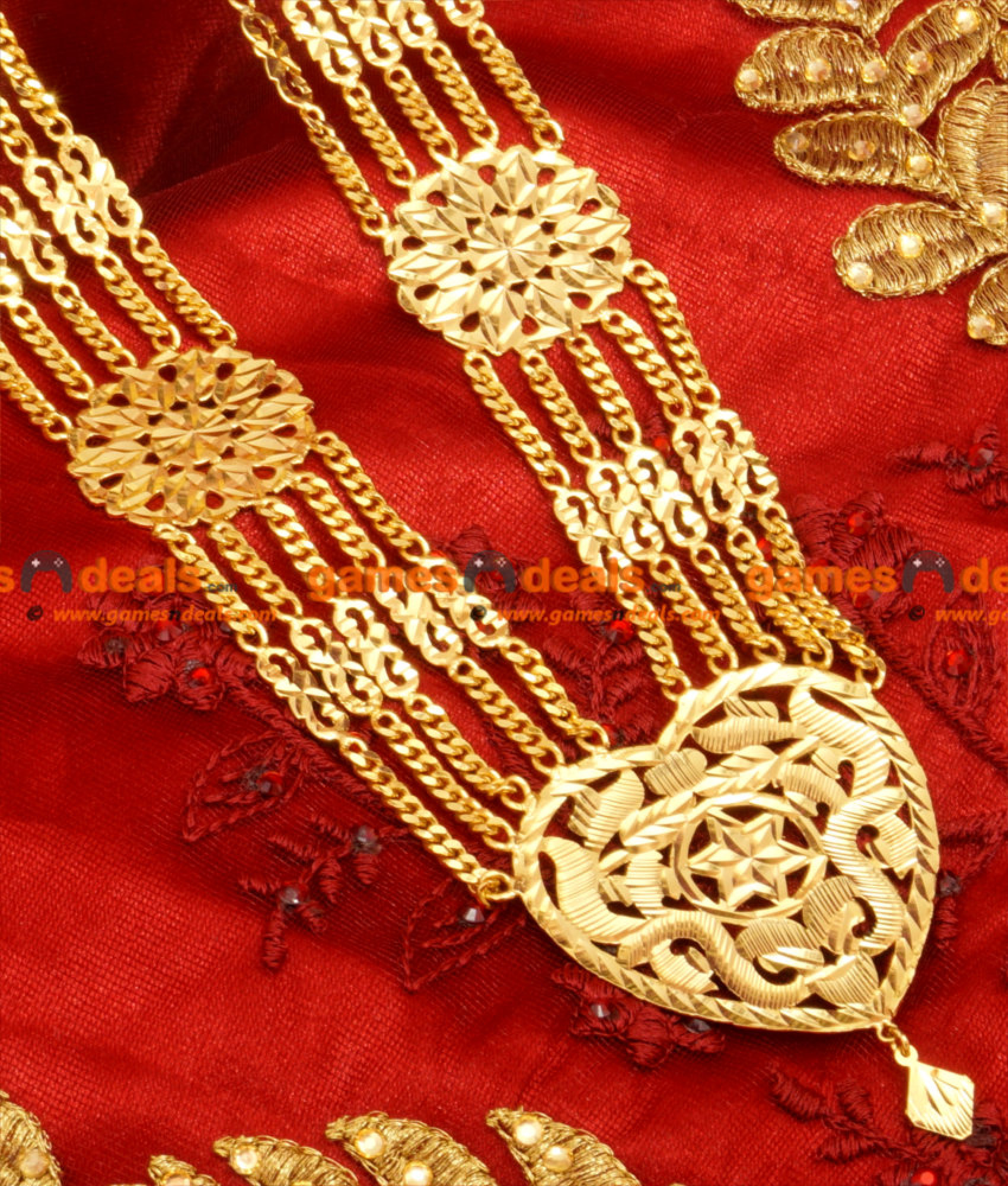 ARRG17 - Heartin Design Traditional Five Line Governor Malai Long Aaram