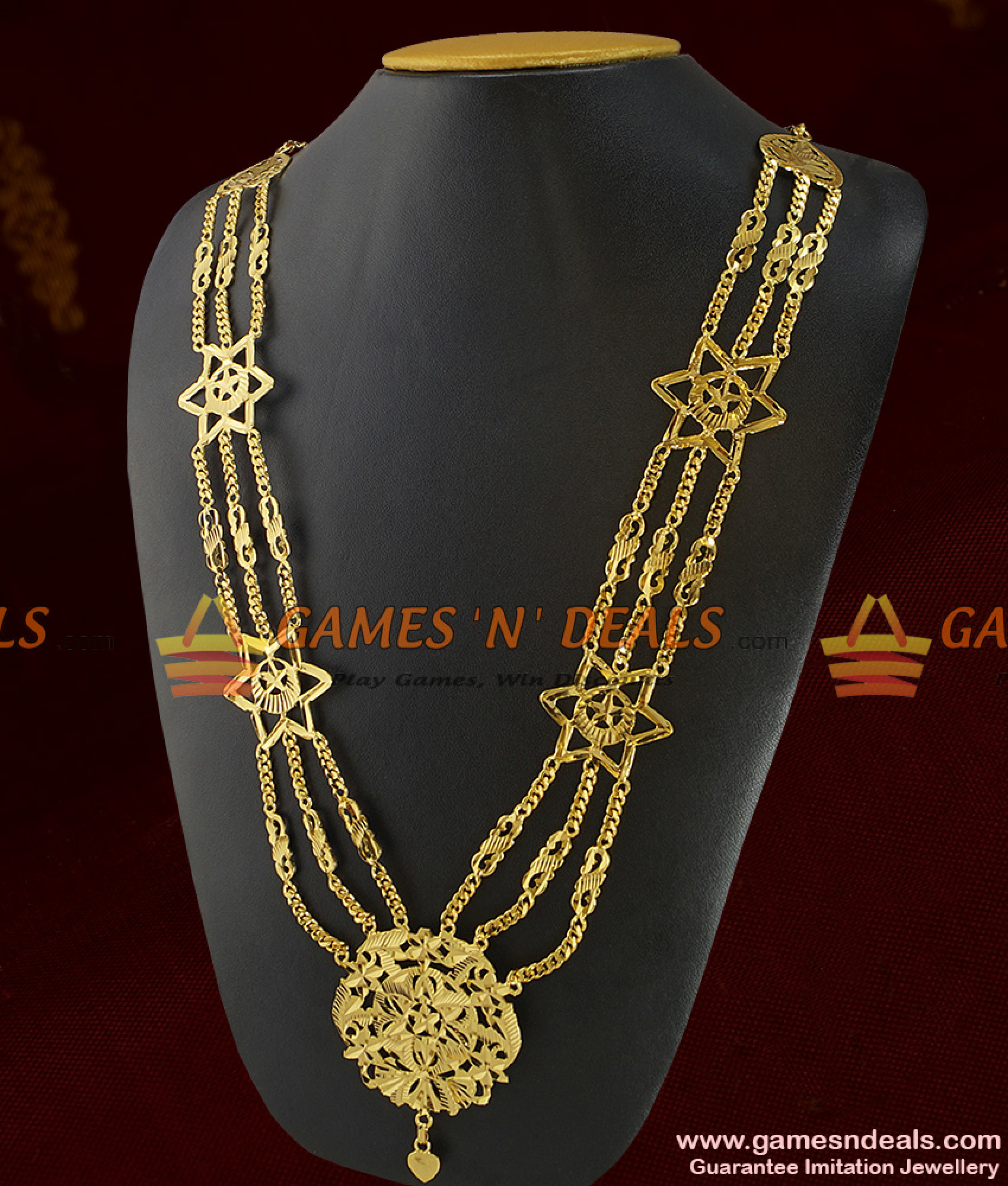 ARRG164 - Three Line Governor Maalai South Indian Design Traditional ...