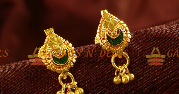 ER475 - Daily Wear Ennamel Small Thodu Imitation Guarantee Ear Rings ...