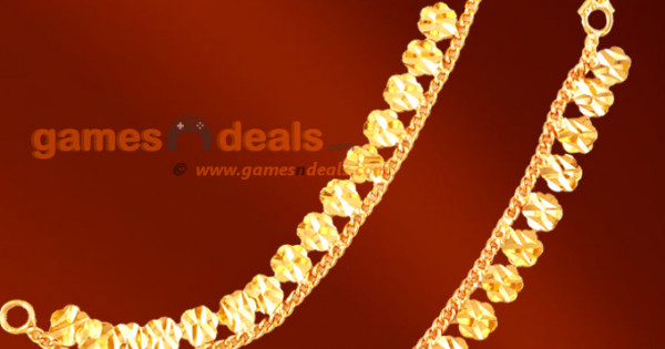 MATT02 - Flower Design Gold Plated Traditional Side Maattal Buy Online