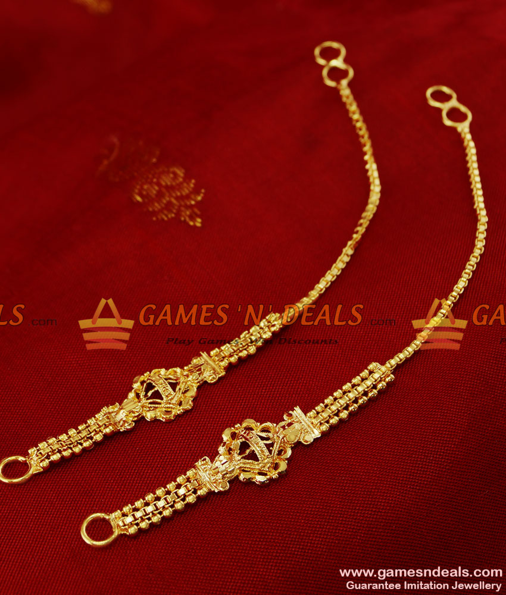 MATT03 - Gold Plated Traditional Side Maattal Design Imitation Jewelry ...