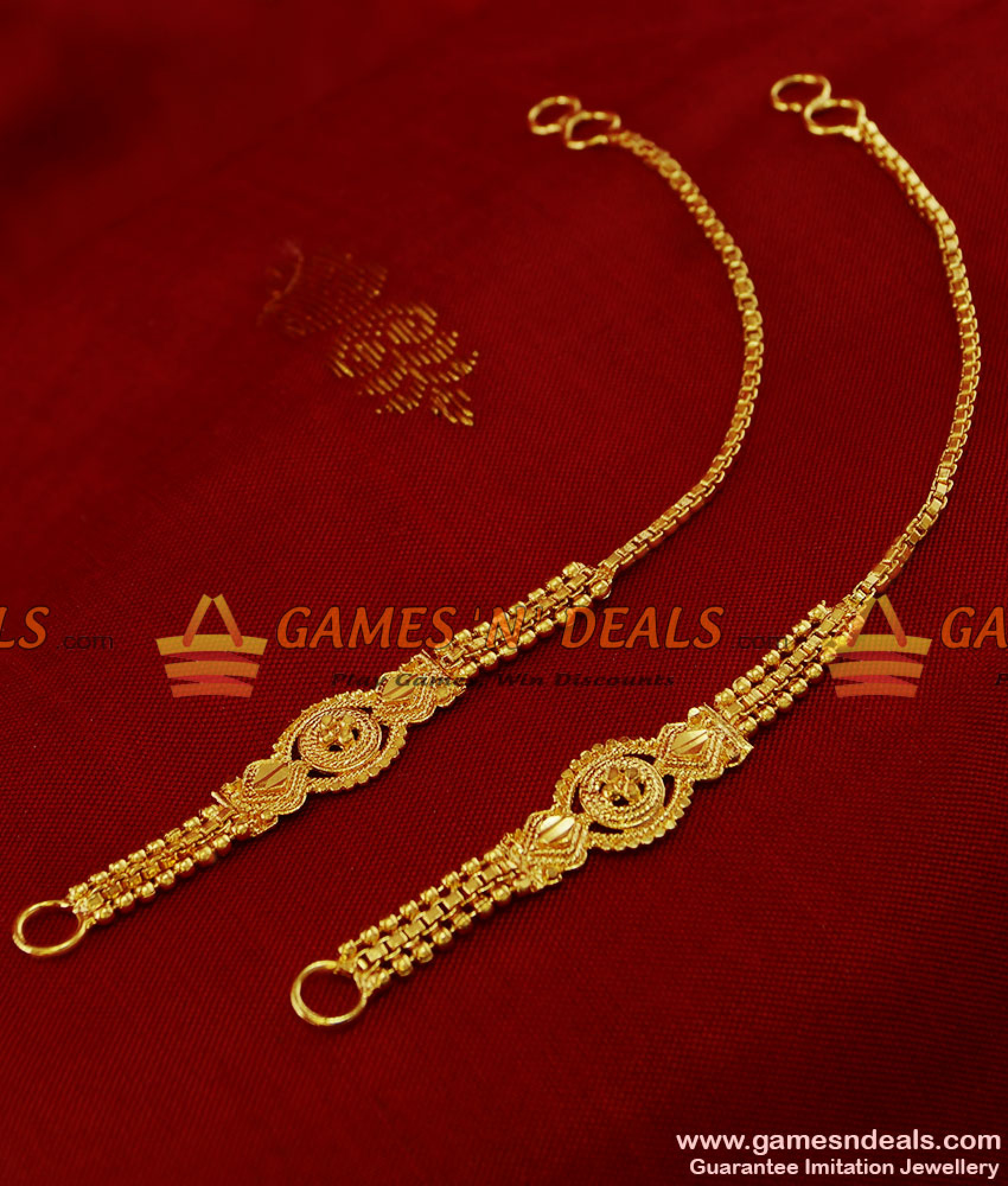 MATT07 - Gold Plated Traditional Side Maattal Design Imitation Jewelry ...