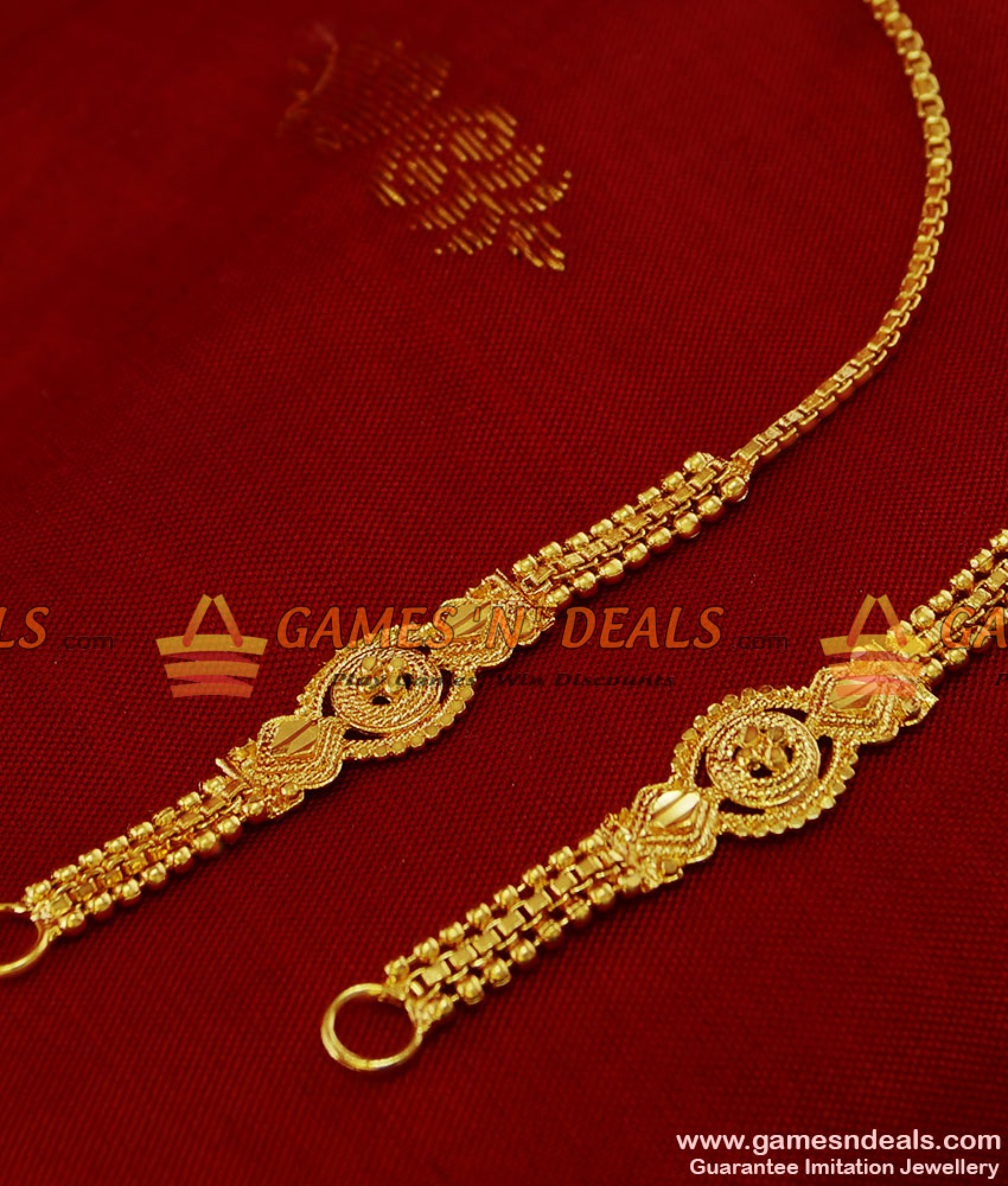 MATT07 - Gold Plated Traditional Side Maattal Design Imitation Jewelry ...