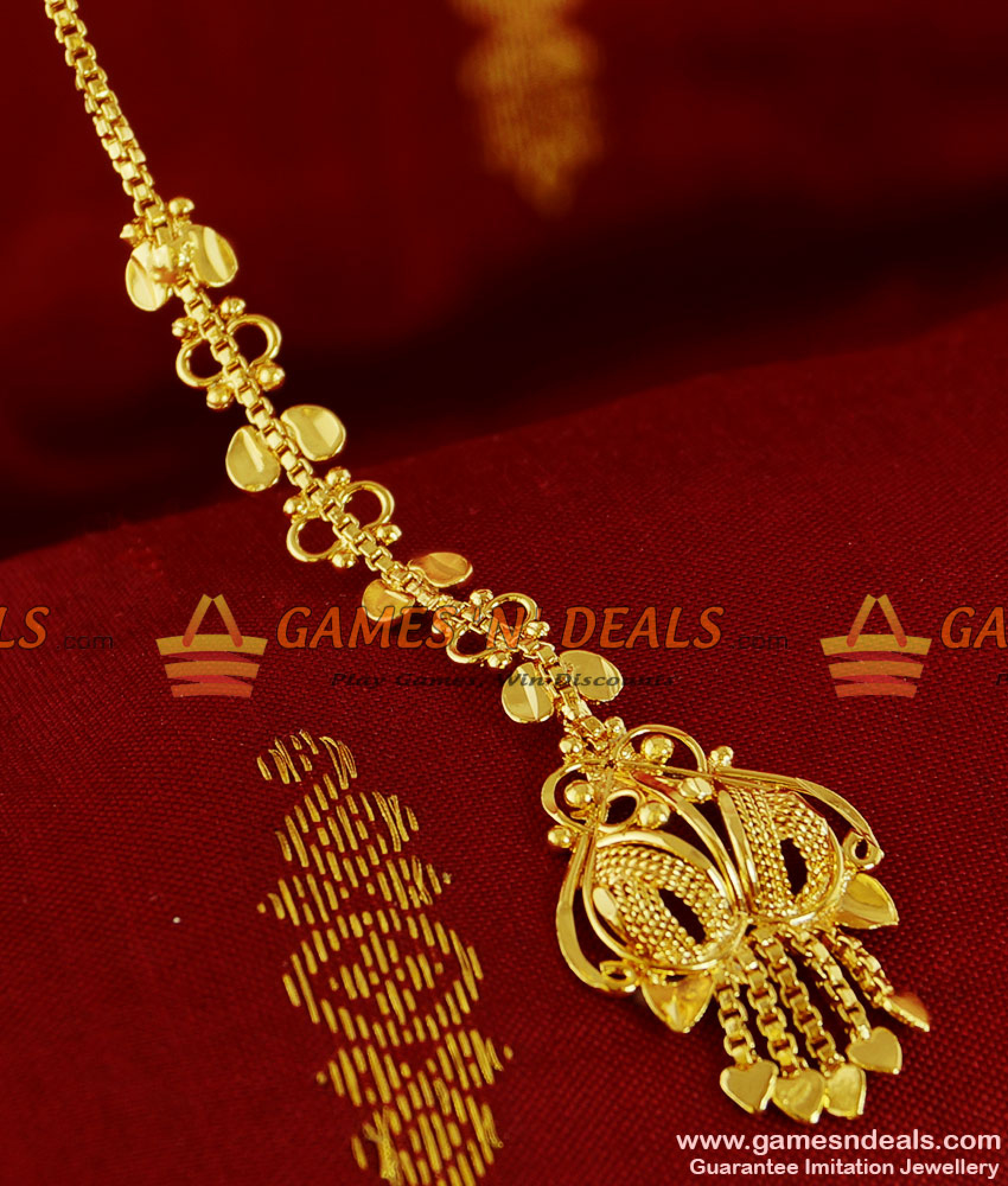 NCHT08 - Traditional Nethi Chutti Design South Indian Imitation Jewelry ...