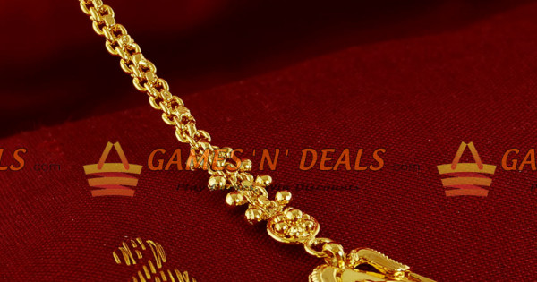 NCHT10 - Latest Trendy Nethi Chutti Design South Indian Imitation ...