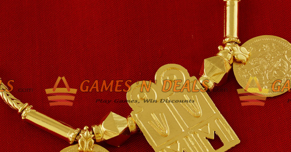 THAL08 Gold Plated Jewelry Vishnu Lakshmi Kasu Thali South Indian ...