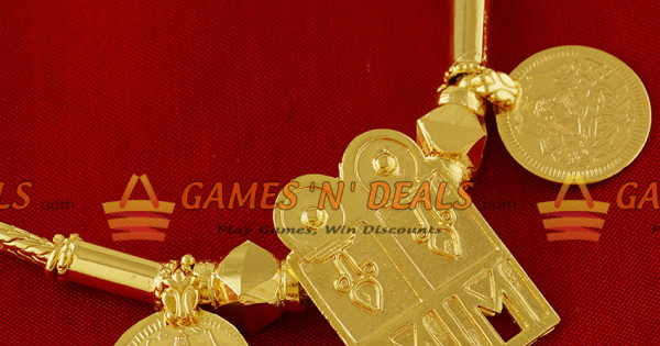 THAL09 Gold Plated Jewelry Keelpoo Lakshmi Kasu Thali South Indian ...